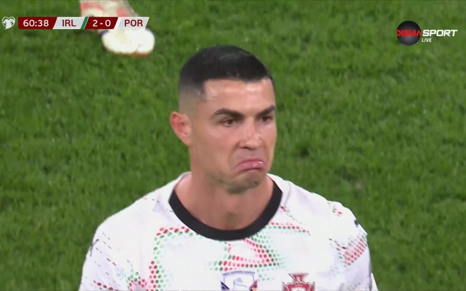 Нервите не издържаха! Роналдо удари съперник и го изгониха (видео ...